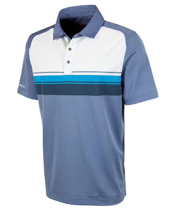 Men's Warren Engineered Stripe Short Sleeve Polo Shirt - Sunice